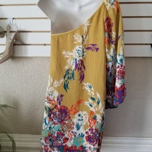 hello miss | Dresses | Hello Miss One Shoulder Wide Sleeve Dress Sz S ...